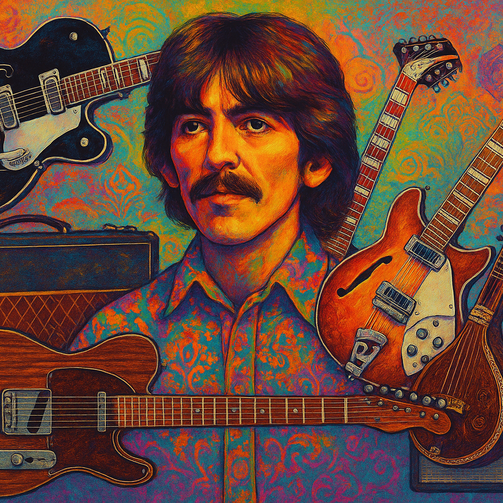 The Gear of George Harrison: A Beatles-Era Breakdown – Fat Bottom Guitars