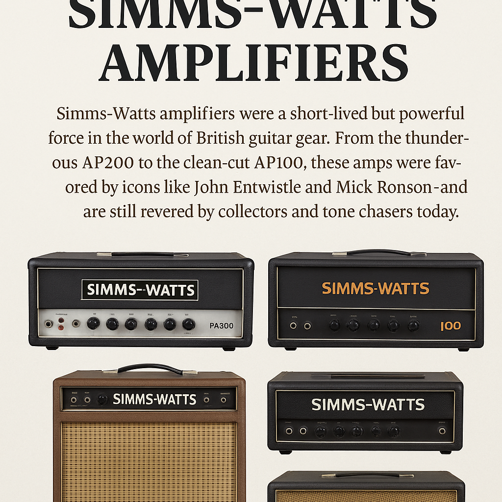 The Forgotten British Powerhouse: Simms‑Watts Amplifiers – Fat Bottom ...