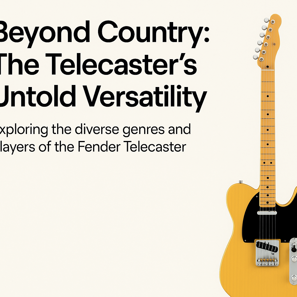 Beyond Country: The Telecaster’s Untold Versatility – Fat Bottom Guitars