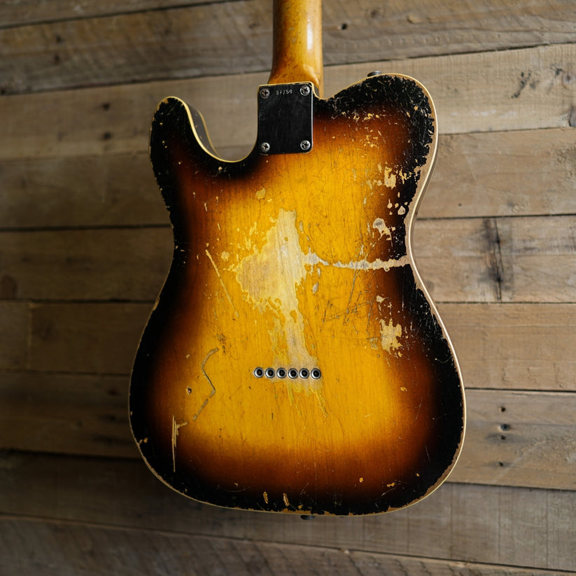 1960 Fender Custom Telecaster in 3-Tone Sunburst – Fat Bottom Guitars