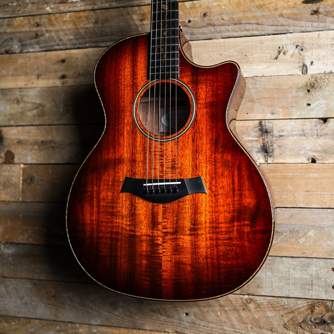 Taylor K24e Koa in Shaded Edgeburst – Fat Bottom Guitars