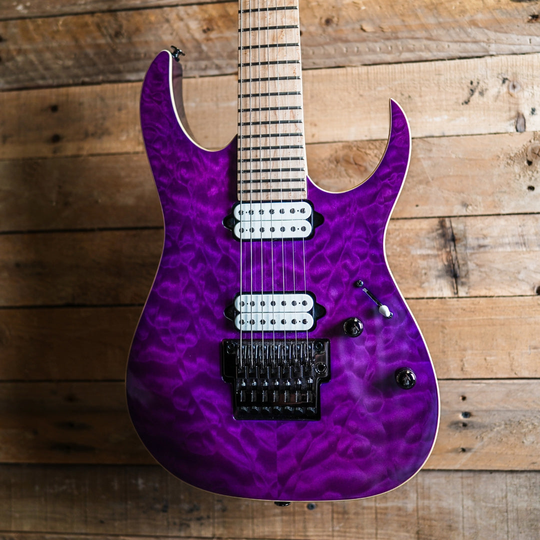 2017 Ibanez Prestige RG752 Transparent Violet – Fat Bottom Guitars