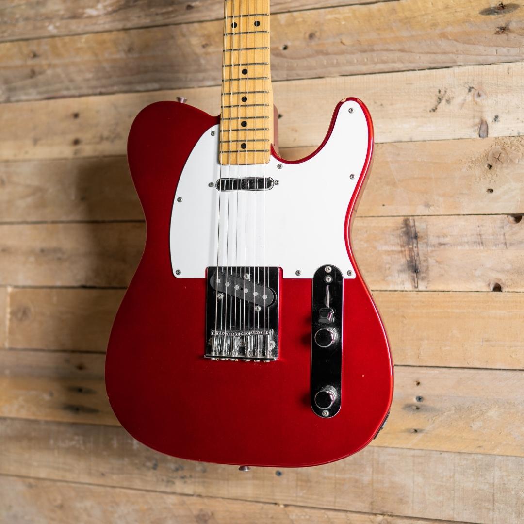 1994 Fender MIJ Telecaster in Candy Apple Red – Fat Bottom Guitars