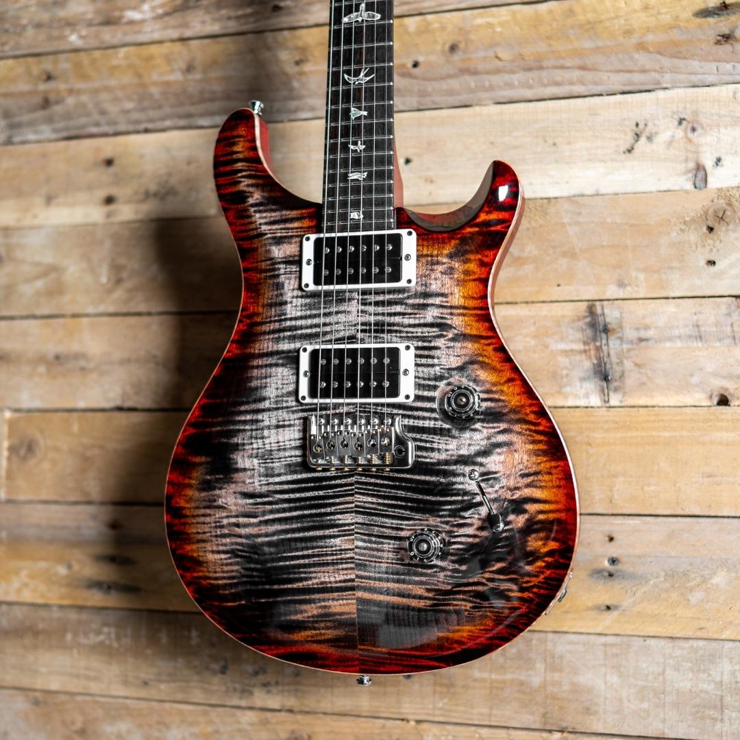 PRS Custom 24 in Charcoal Cherry Burst – Fat Bottom Guitars