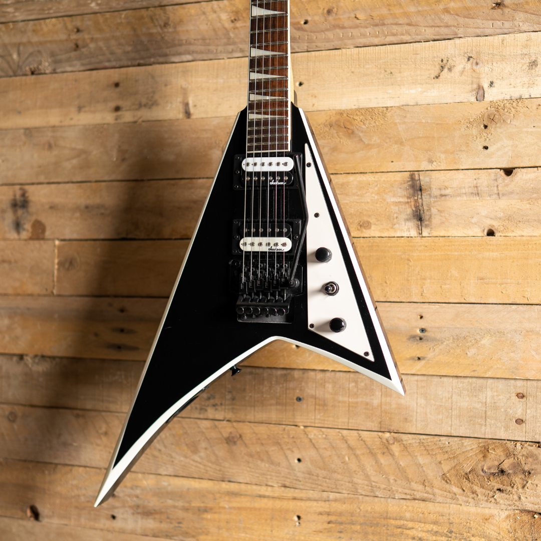Jackson JS Series JS32 Rhoads in Black – Fat Bottom Guitars